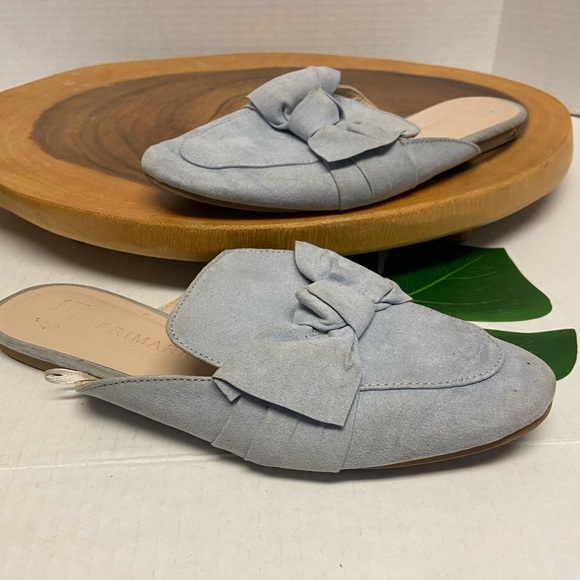 Primark | Shoes | Primary Chambray Light Blue Mules | Poshmark